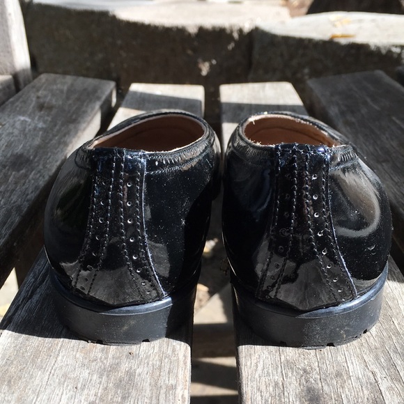 Shoes | Black Patent Leather Flats Made In Italy | Poshmark